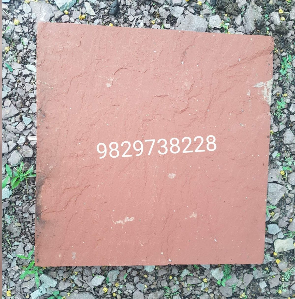Red sandstone price - 45/-sq.ft. Slab size thickness-20-30mm