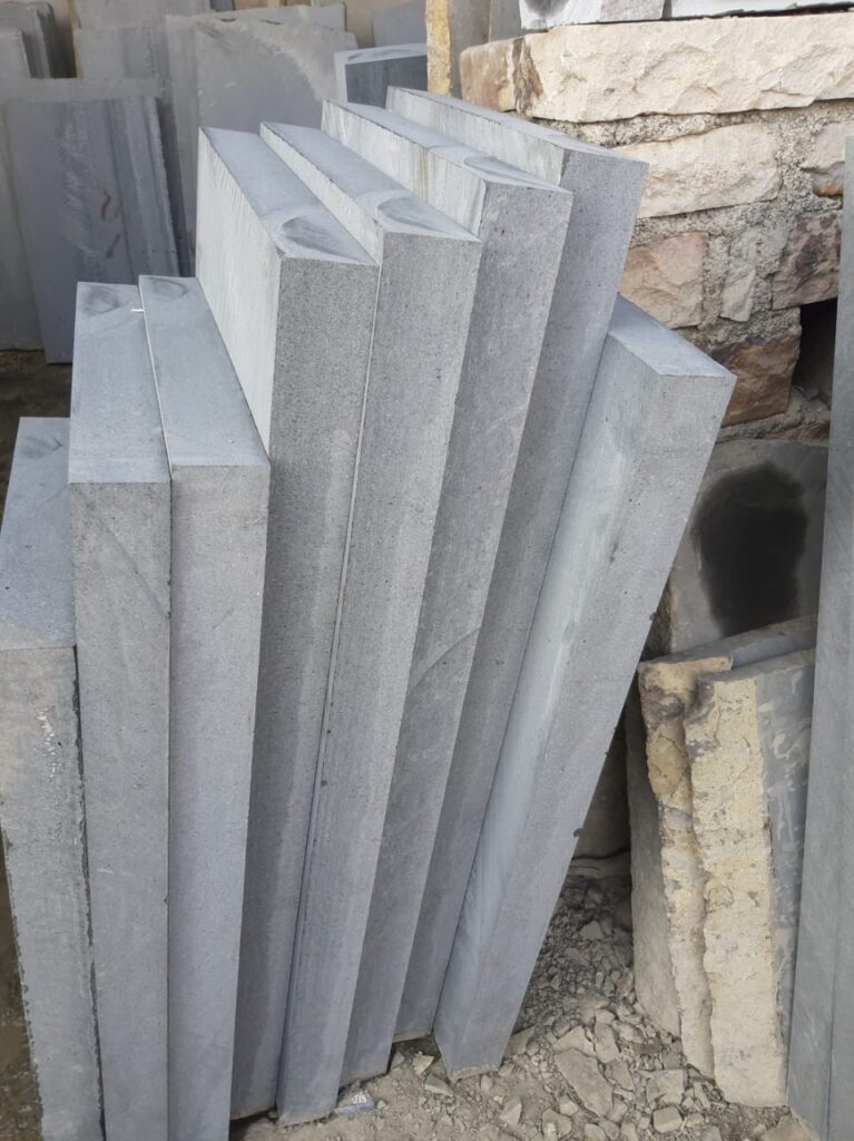 kota pathar - price -18/-sq.ft.. semi-polished Naksh stone