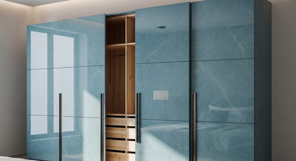 Kota Stone Wardrobe Design: Durable, Elegant, and Stylish Storage Solutions